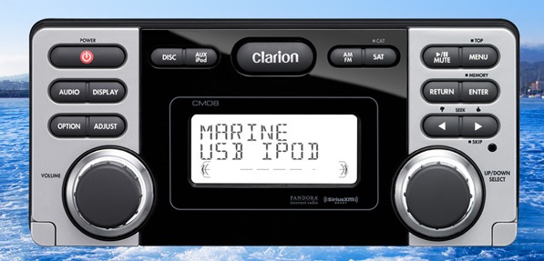 Clarion CMD8 Marine Stereo - Clarion CMD8 - Clarion Audio - Marine ...