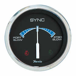 Faria Chesapeake Black SS Synch, Dual Engine - Faria 33701 - Faria ...