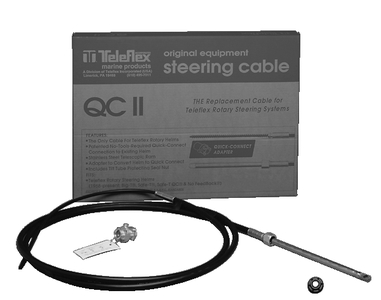 Teleflex QCII Steering Cable 15' - Teleflex SSC6115 - Teleflex QCII ...