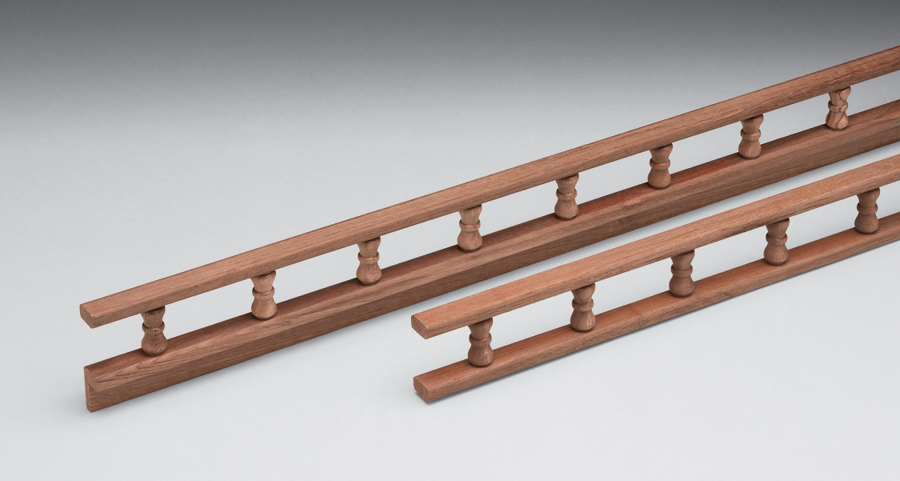 WhiteCap 60703 Teak L-TYPE Pin Rail - WhiteCap 60703 - Teak Parts ...